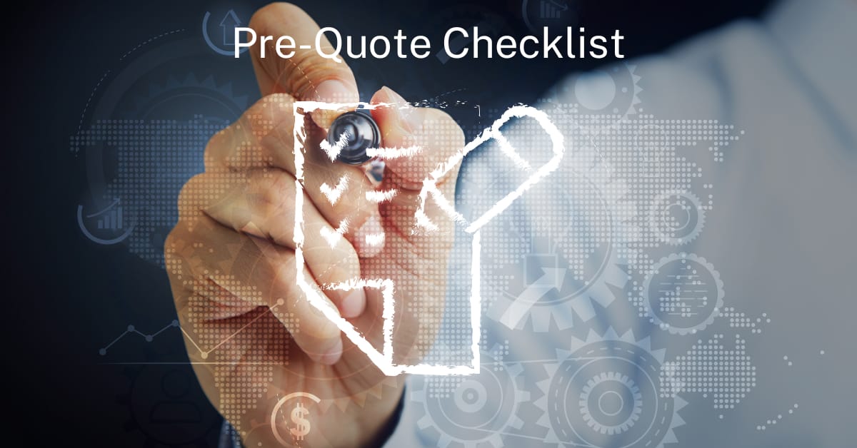 Get the RIS Pre-Quote Checklist | RIS Blog